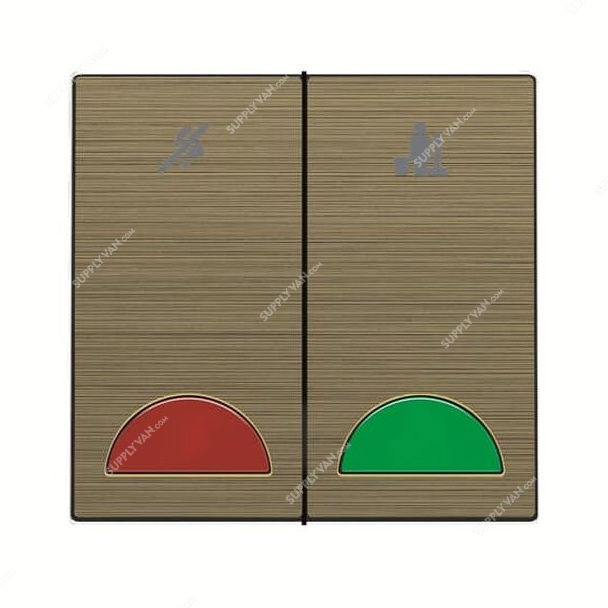 ABB AM40444-AG DND/MUR Room Unit With LED Millenium 1P 2 Gang 10A ...