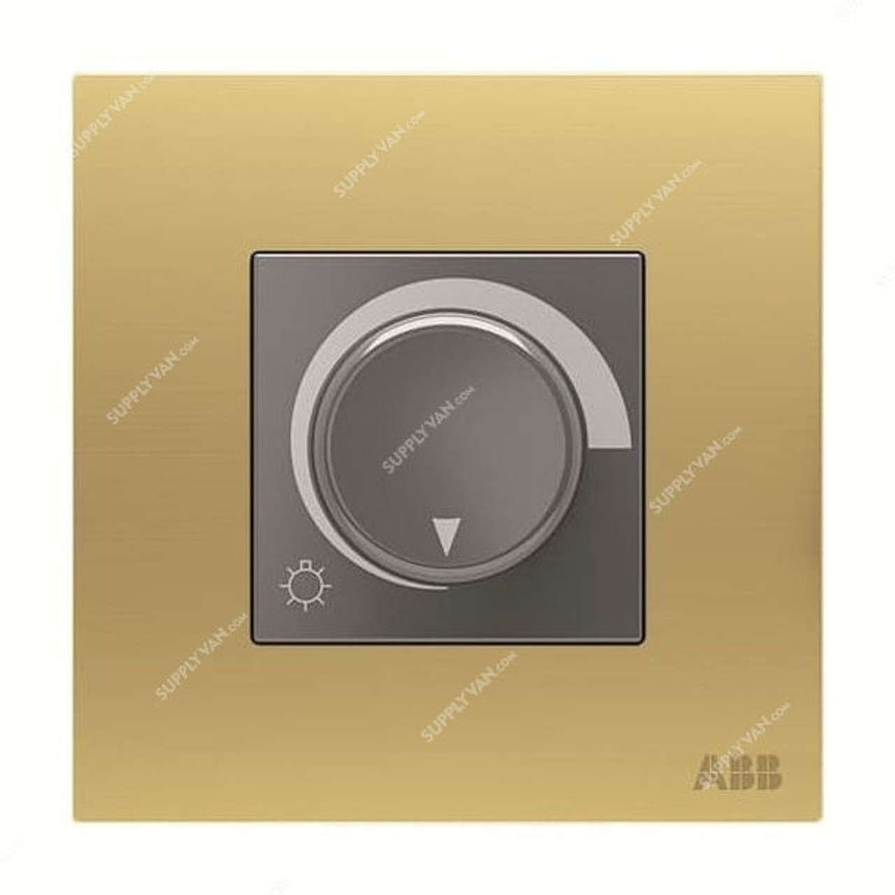 ABB AM41344-MG Basic Rotary Dimmer With Frame 1 Gang 400W Matt Gold: Buy Online at Best Price in ...