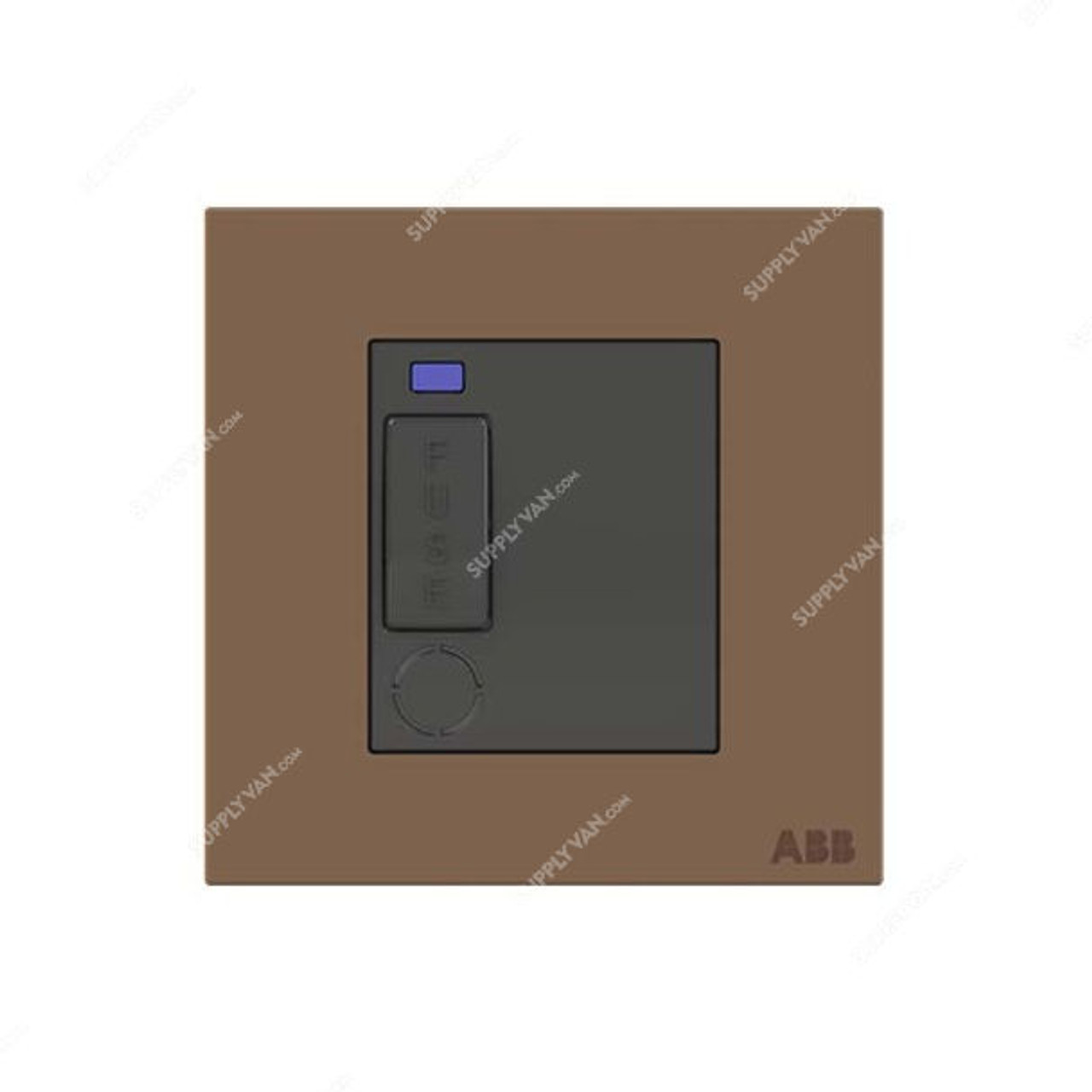 ABB AM50853-MO Single Pole Spur Unit W/ Flex Outlet and LED Millenium 13A 6kA Mocha Brown: Buy ...