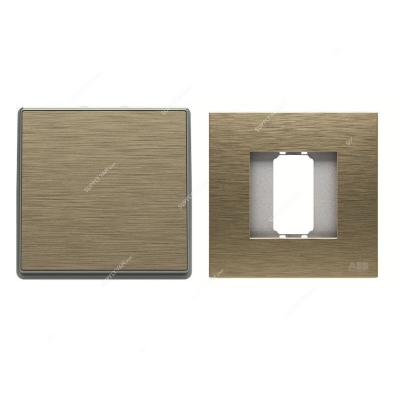 ABB AMD11544-AG+AMD5044-AG Electrical Switch With Rocker Frame Millenium 1 Gang 2 Way 20A ...