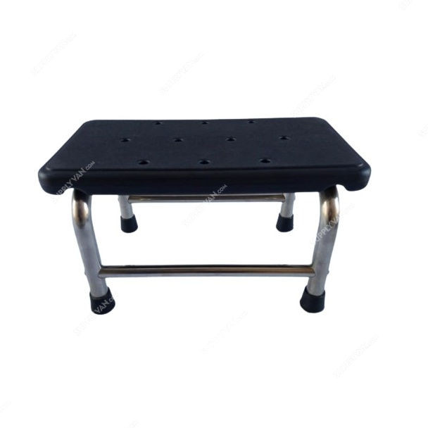 DW-SS01 Medical Single Step Stool Stainless Steel/Rubber Silver/Black ...