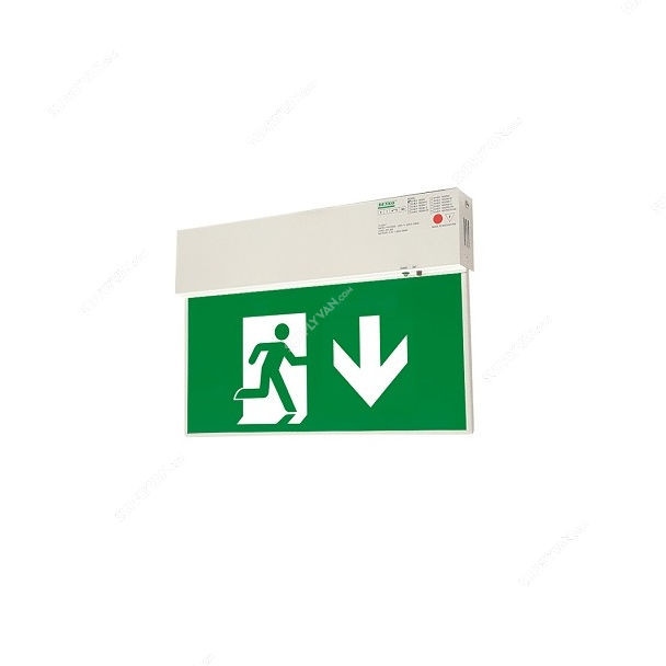 Denko EmFLEX-1602RM-AD SlimFlex Emergency Exit Sign Light Board LED 4W ...