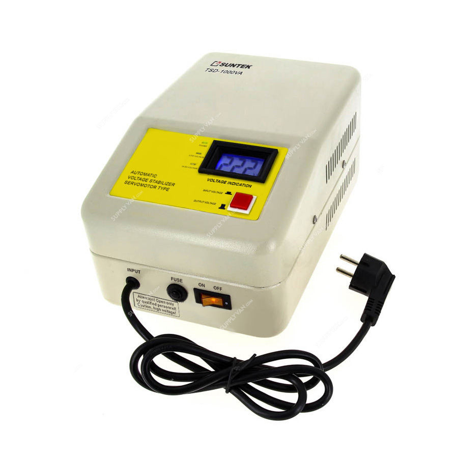 Suntek TSD-1000VA Servometer Voltage Stabilizer 4A 120-285V 1000VA: Buy ...