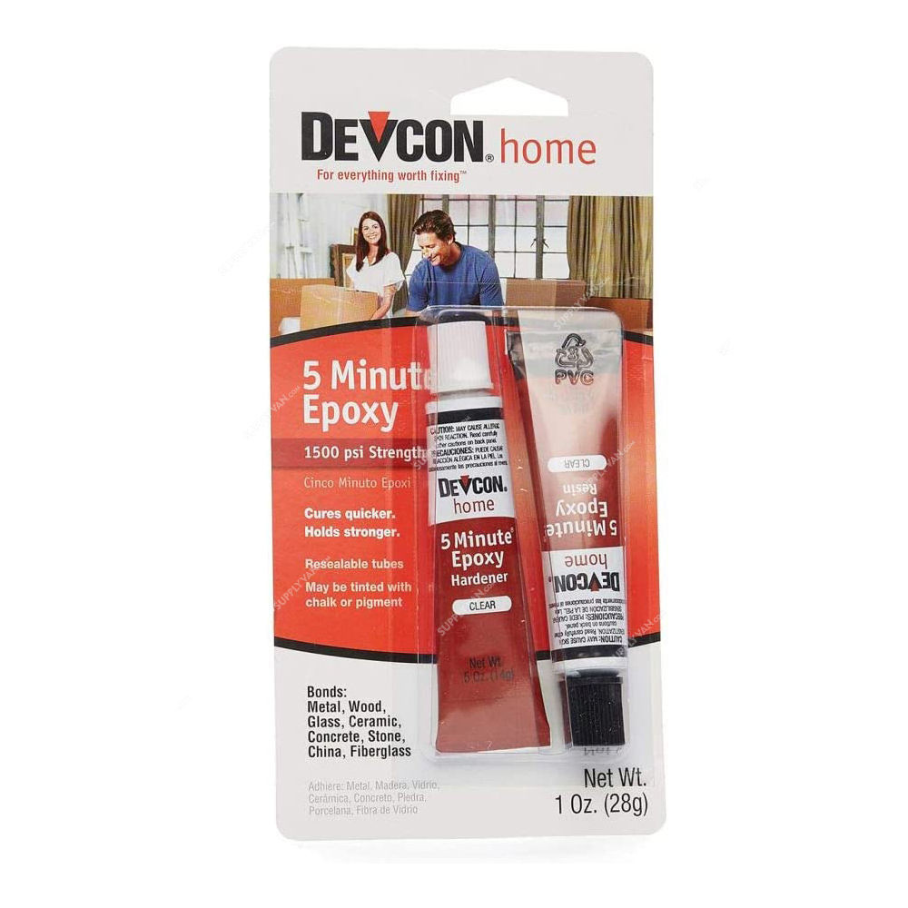 Devcon S208 5 Minute Epoxy Kit 1 Oz Clear: Buy Online at Best Price in ...