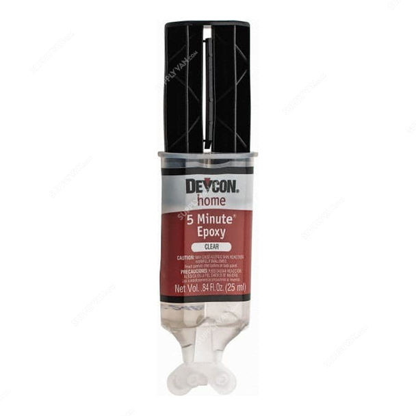 Devcon 20845 5 Minute Epoxy Syringe 25ML Clear: Buy Online at Best ...