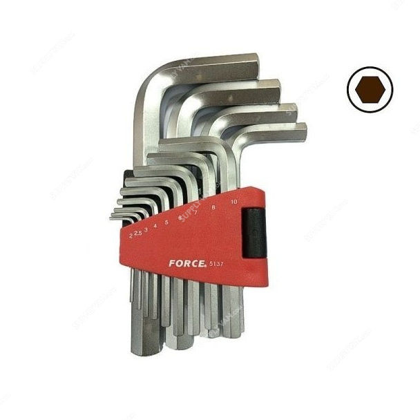 Force Hex Key Set, 5137, 13PCS : SupplyVan.com: Hex and Torx Key Sets