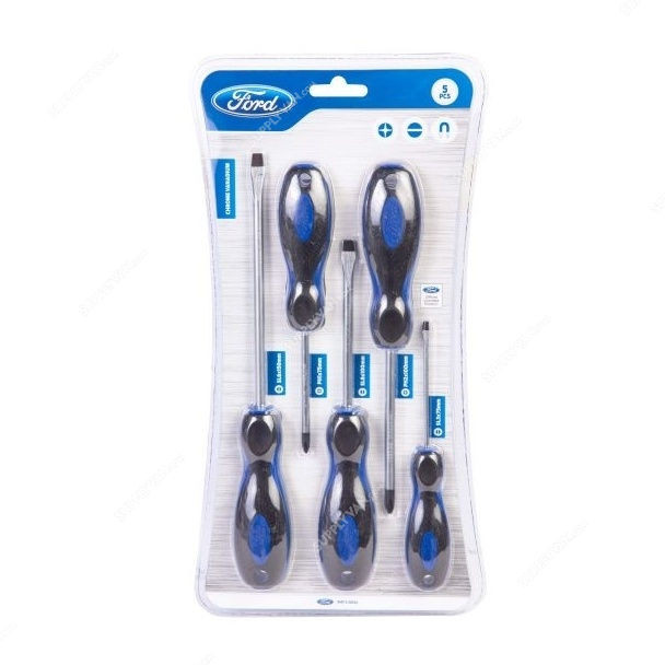 Ford Screwdriver Set FHT-C-0034 Black and Blue 5PCS : SupplyVan.com ...