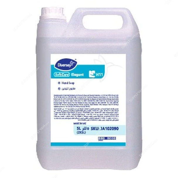 Diversey Soft Care Elegant H11 Hand Soap JA102090 5 Ltrs: Buy Online at ...