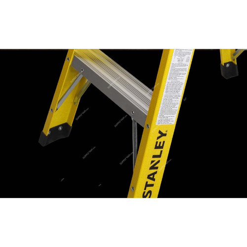 Stanley SXLDFG-004 Step Ladder Fiberglass 4 Steps 150 Kg Loading ...