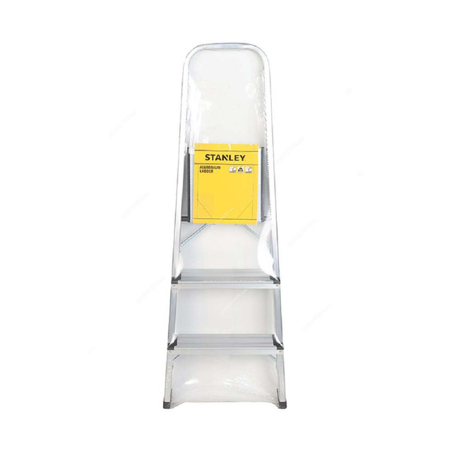 Stanley SXLDAL-003 Step Ladder Aluminium 3 Steps 150 Kg Loading ...