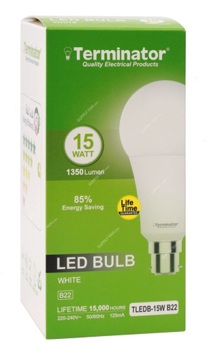 Terminator LED Bulb TLEDB-15W-B22 125 mA 15W 1350 LM : SupplyVan.com ...
