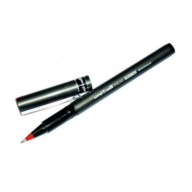 Uni-Ball Roller Ball Pen UB155 Deluxe Micro Red 12 Pcs/Pack: Buy Online ...