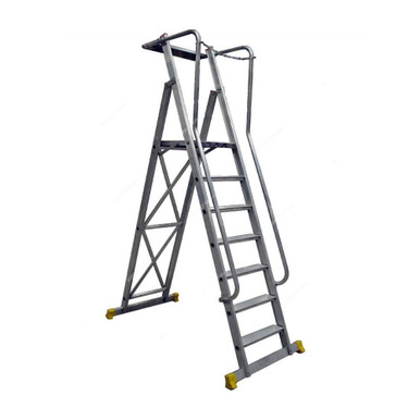Penguin Platform Ladder AWPL-8 Aluminium 7+1 Steps 4 Mtrs 175 Kg: Buy ...
