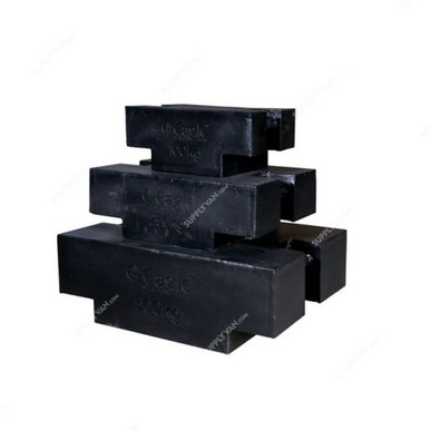 Eagle Test Calibration Weight BLOCK-WEIGHT-1000Kg 1000 Kg Cast Iron ...
