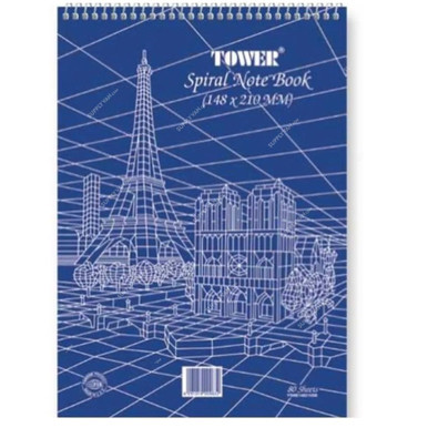 Fis Tower Notebook A4 80 Sheets 210 x 297MM: Buy Online at Best Price ...