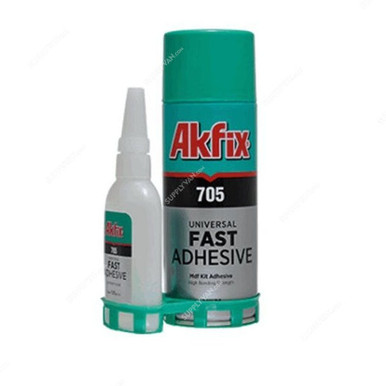 Akfix Universal Fast Adhesive Set, 705, 100ML : SupplyVan.com ...