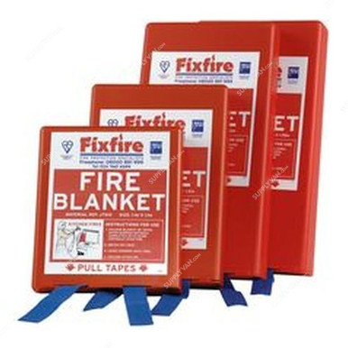 Fixfire Fire Blanket Box 1.2 x 1.2 Mtrs : SupplyVan.com: Fire Blankets
