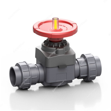 Effast Manual Diaphragm Valve With Metric Union, MDRMVD0500-E, MV ...