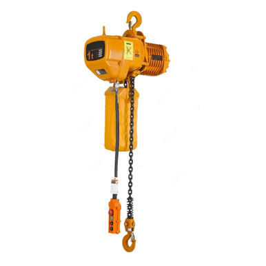 Metalift Electric Chain Hoist Metal 3 kW 6 Mtrs Lifting Height 2 Ton ...