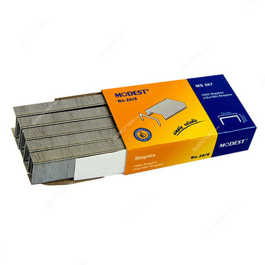 Modest MS-567 Stapler Pin 26/6 1000 Pcs/Box: Buy Online at Best Price ...