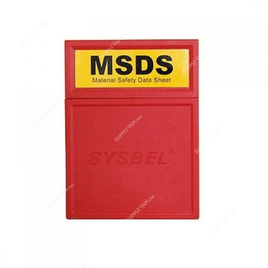 Sysbel WAB001 MSDS Document Box Red: Buy Online at Best Price in UAE ...