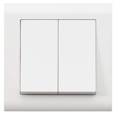 Mk MV4788W1WHI Single Pole Wide Rocker Switch Essential Polycarbonate 2 ...
