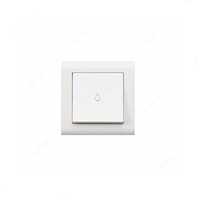 Mk MV4778BWHI Wide Rocker Bell Switch Essential Polycarbonate 1 Gang ...