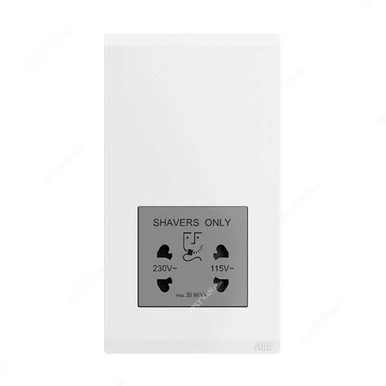 Abb BL401 Shaver Socket Inora 115-230V White: Buy Online at Best Price ...