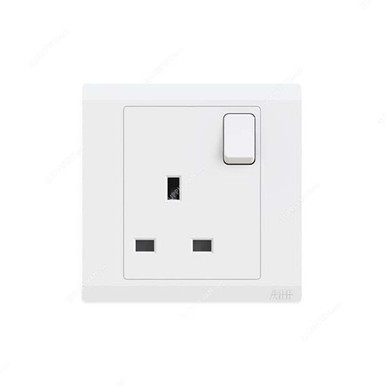 Abb BL224 Single Pole Switch Socket Inora 1 Gang 13A White: Buy Online at Best Price in UAE ...