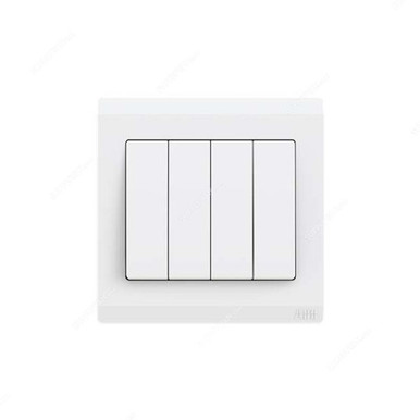 Abb BL108 Electrical Switch Inora 4 Gang 2 Way 10AX White: Buy Online at Best Price in UAE ...
