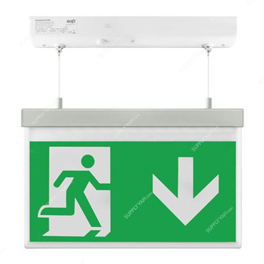 ESP EM2WMEXHSIGND Hanging Emergency Exit Sign Board With Light Duceri ...