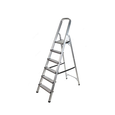 Stanley SXLDAL-006 Step Ladder Aluminium 6 Steps 150 Kg Loading ...