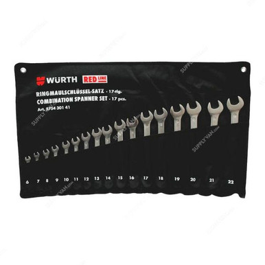 Wurth 0965905401 Combination Wrench Set 17 Pcs/Set: Buy Online at Best ...