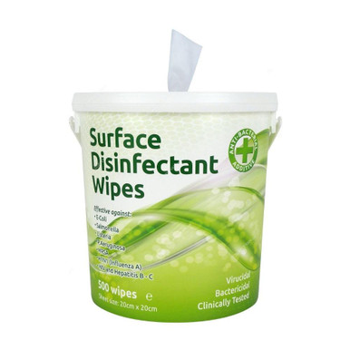 Ecotech EBSD500 Surface Disinfectant Wipes 20CM Length x 20CM Width White 500 Pcs/Pack: Buy ...