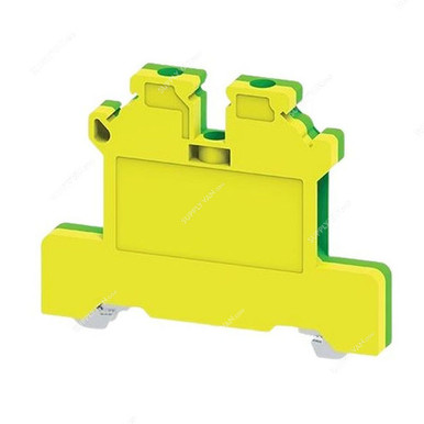 Connectwell 4 SQ.MM Grounding Terminal Block CGT4N Yellow/Green: Buy ...