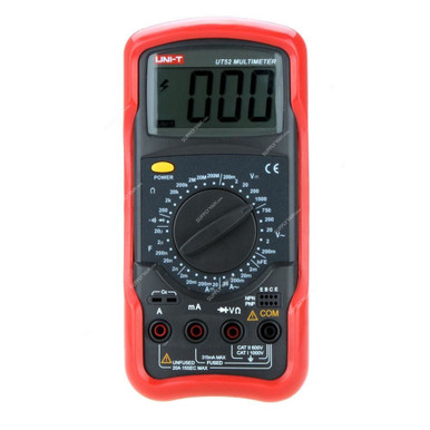 Uni-T Standard Digital Multimeter, UT52 : SupplyVan.com: Digital ...