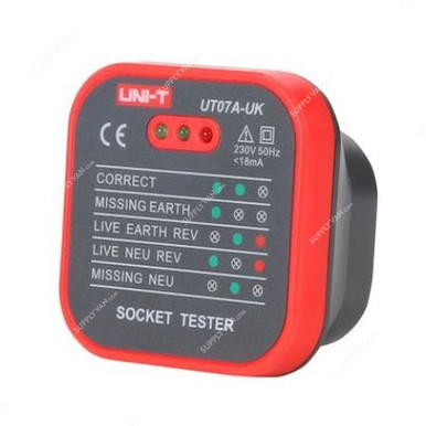 Uni-T Socket Tester, UT07A : SupplyVan.com: Voltage and Continuity Testers