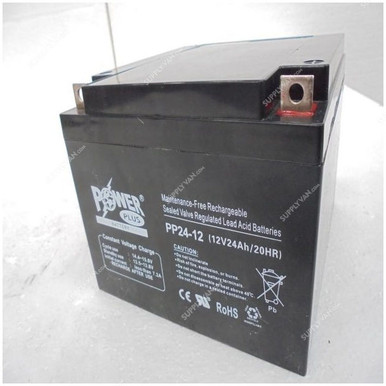 Powerplus Lead Acid Battery, PP24-12, 12V, 24Ah/20Hr : SupplyVan.com ...