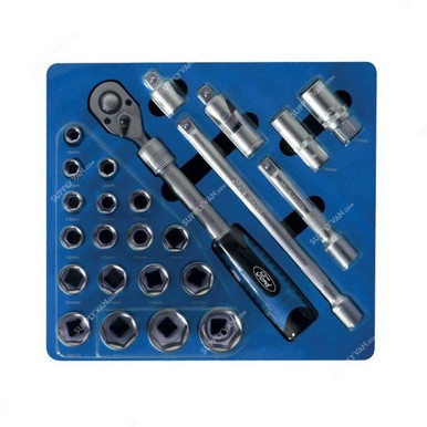 Ford Socket Set, FMT-027, 25PCS : SupplyVan.com: Socket Sets
