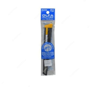 Olfa Cutter 180 Black 9MM : SupplyVan.com: Utility Knives
