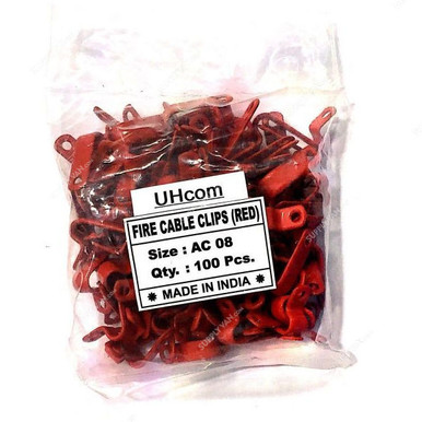 Uhcom Fire Cable Saddle Clip 8MM 100 Pcs/Pack : SupplyVan.com: Cable Clips