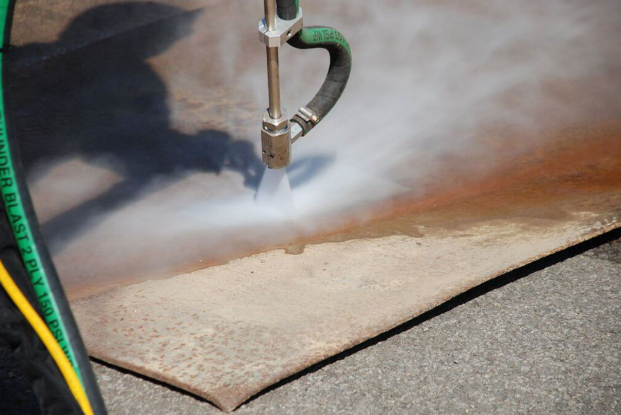 What are the useful effects of sandblasting?