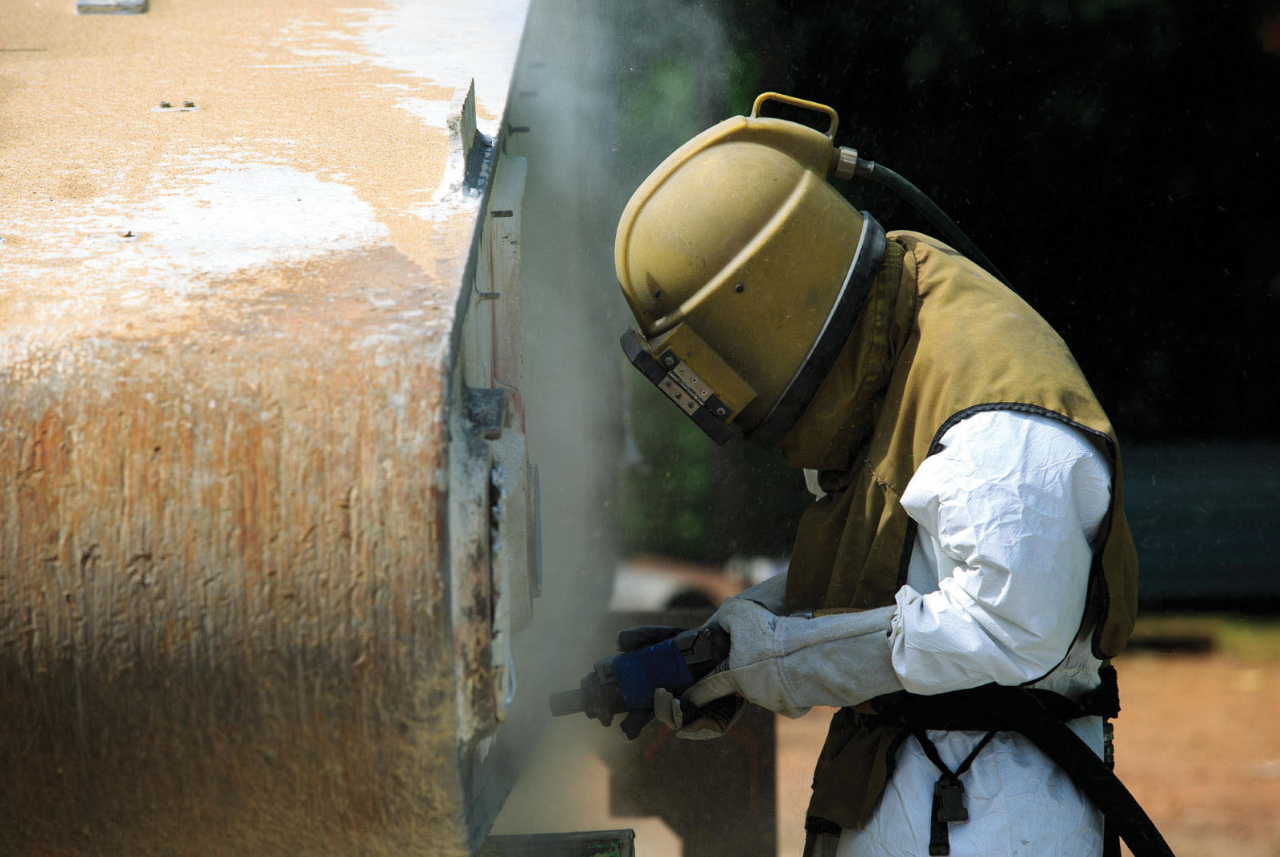 What are the useful effects of abrasive blasting?
