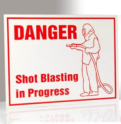 Danger Blasting Sign | Airblast Eurospray Direct