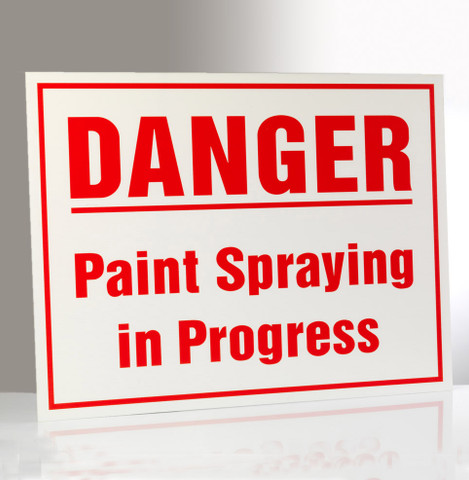 Danger Paint Spray Sign | Airblast Eurospray Direct