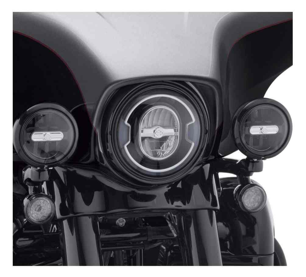 Harley-Davidson® 4 in. Daymaker Reflector LED Auxiliary Lamps, Black ...