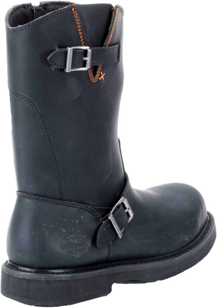 Harley-Davidson® Men's Jason Steel Toe 10.25-Inch Black Motorcycle ...