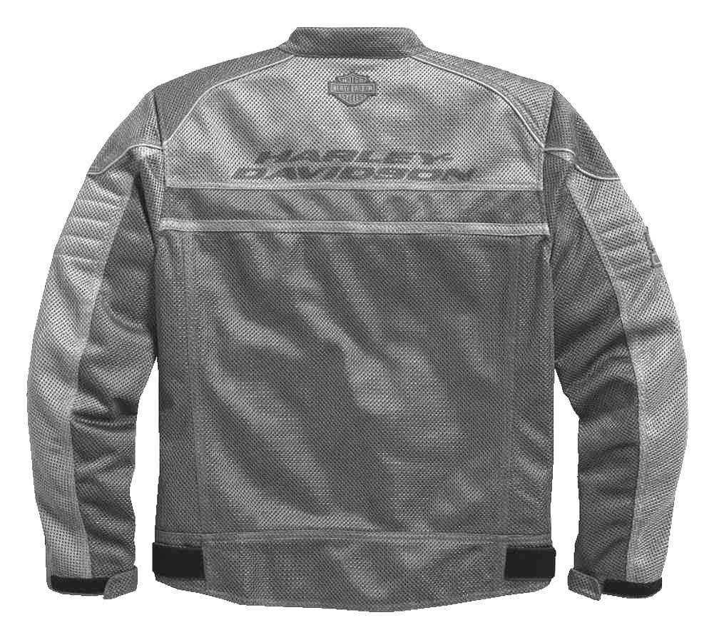 Harley-Davidson® Men's Affinity Colorblocked Mesh Riding Jacket, Gray ...