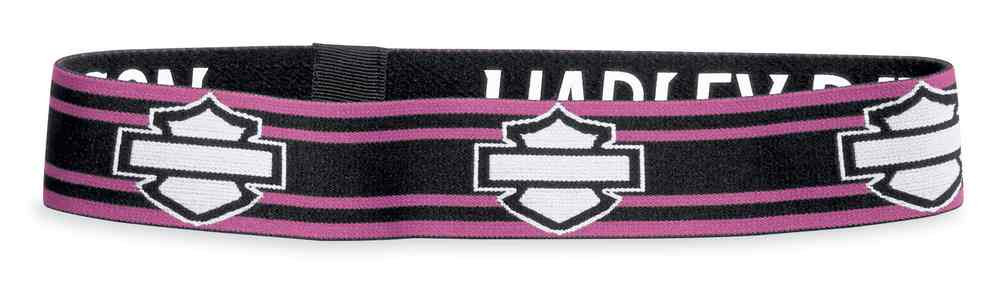 Harley-Davidson® Women's Reversible Race Stripe Headband, Black 97654 ...