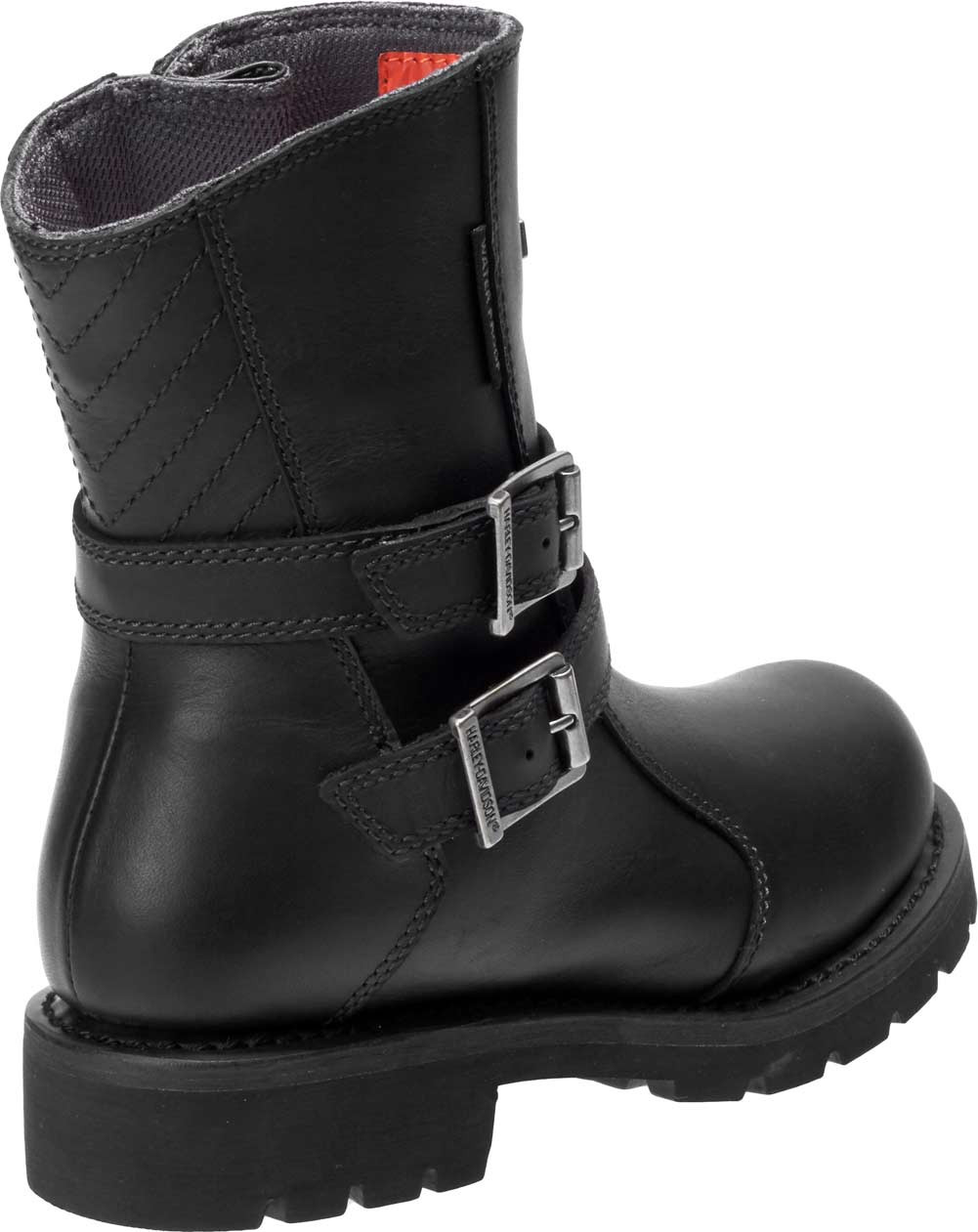 Harley-Davidson® Women's Brinser 7.5-Inch Black WP Motorcycle Boots ...